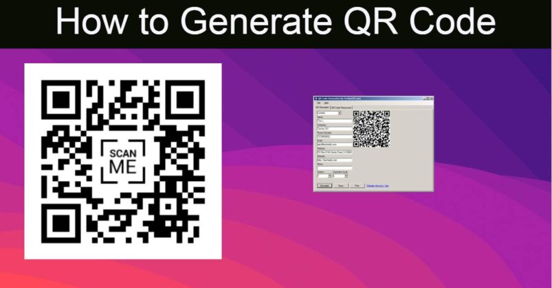 How To Generate QR Code Technical Sain